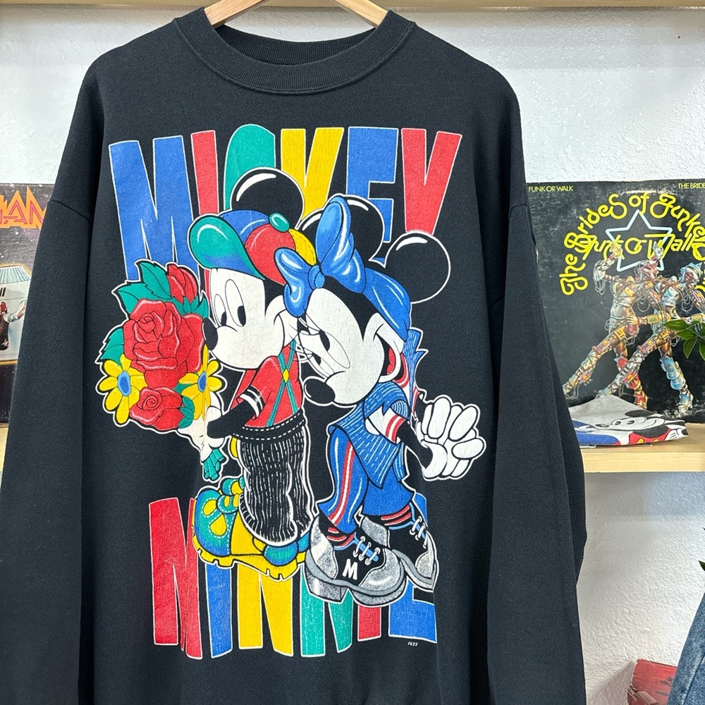 90’s Jerry Leigh Mickey & Minnie Mouse Sweatshirt Siz… - Gem